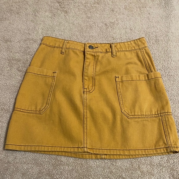 Forever 21 | Skirts | Yellow Forever 2 Skirt | Poshmark